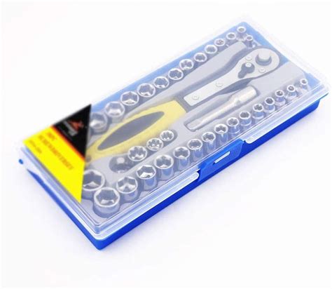 38 Pcs Torque Wrench Socket Set For Steel Ratchet Driver Socket Wrench Tool Set 1 43 8 Drive