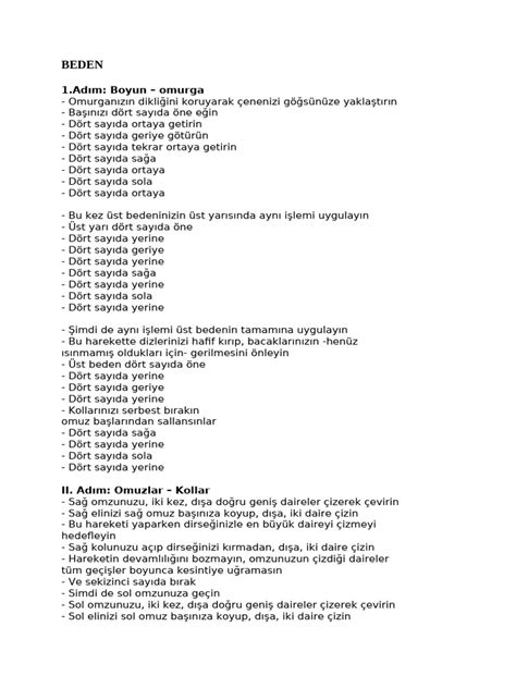 Tiy Egzersiz Pdf