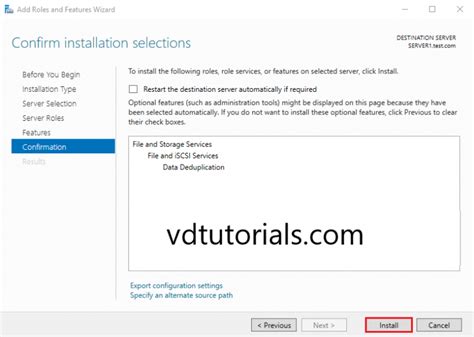 Install And Configure Data Deduplication On Windows Server 2022 Vd
