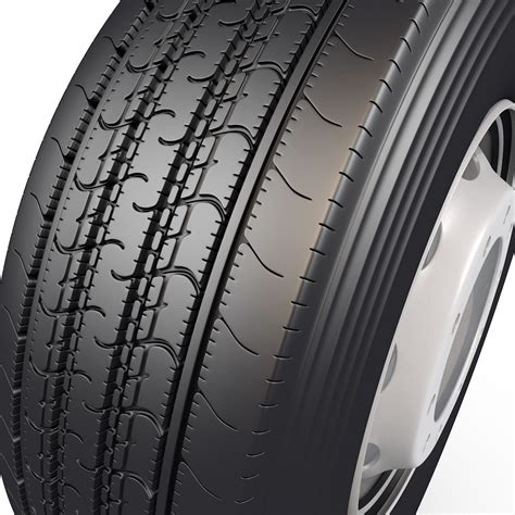 트럭 또는 버스 타이어 1 3d 모델 20 C4d Dae Fbx Obj Free3d