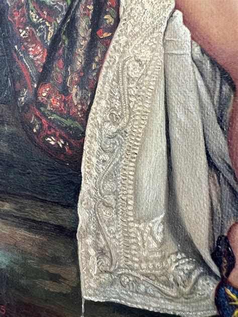 George Vaughan Curtis “female Nude In Hammock” Neoclassical Oil