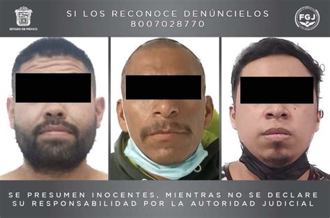 Fiscalía Edoméx On Twitter Aproceso Tres Individuos Detenidos En