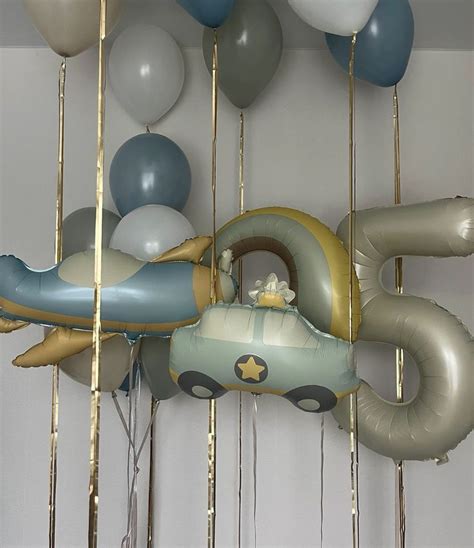 Шары для мальчика воздушные шарики шары на 5 лет шары с машинкой в 2025 г Декор для