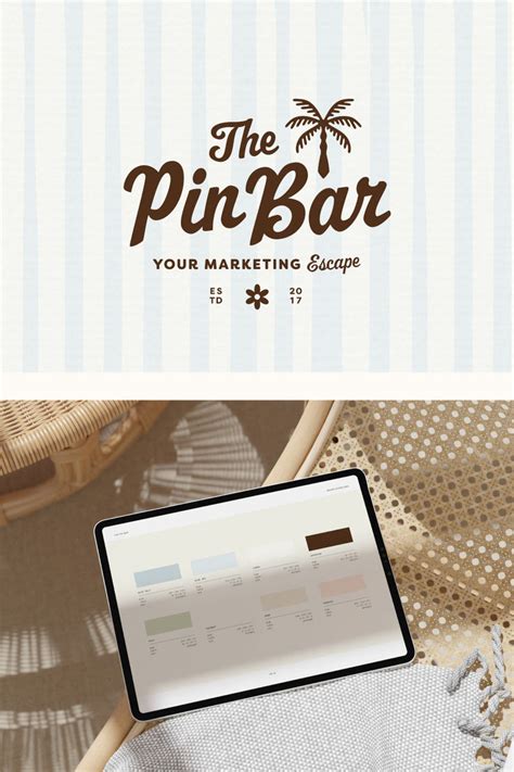 The Pin Bar Soft And Light Brand Identity Design Daisy Creative Co