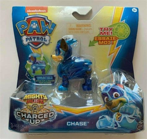 Nickelodeon Paw Patrol Mighty Pups Charged Up Chase New 3883426822