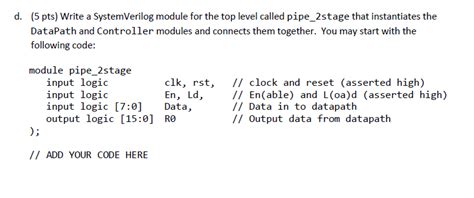 An FSMD Pairs A Finite State Machine With A Datapath Chegg