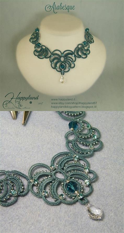 Pin By Олейник Людмила On фриволите анкарс Tatting Jewelry Tatting Necklace Necklace Patterns