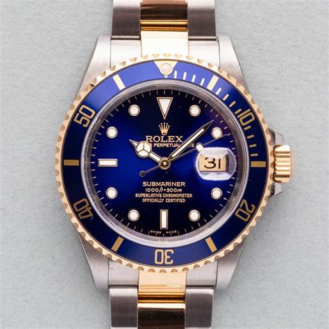 Nos Rolex 16613 Bluesy Submariner Y Serial2003 Watchcharts Marketplace