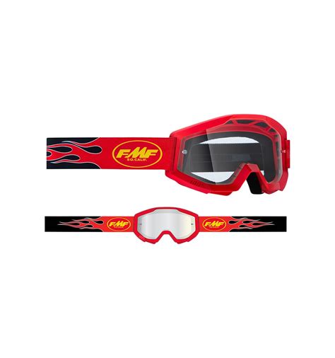 Óculos FMF Powercore Flame Vermelho | Pitshop Store