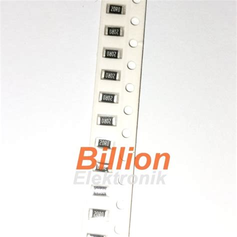 Jual RESISTOR 20R0 20ohm 1/4watt 1206 SMD (PER 10 PCS) | Shopee Indonesia