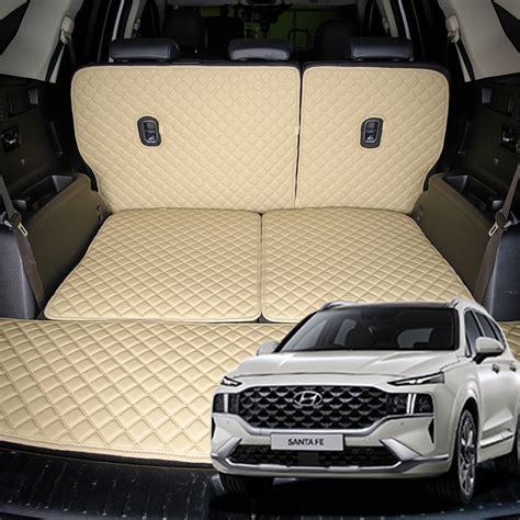 엔젤카매트 더뉴 싼타페 Tm 트렁크매트 분리형 트렁크 바닥매트 7인승