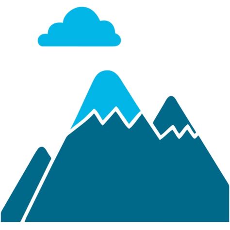 Premium Vector Mountain Icon