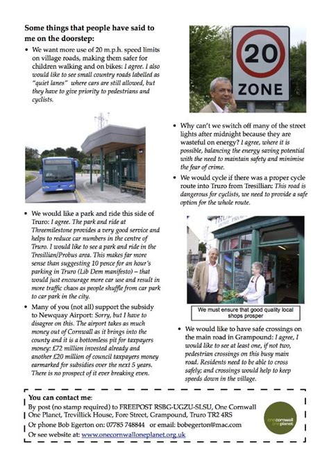 Election Leaflet 2