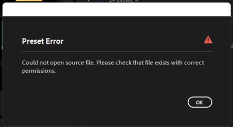 Media Encoder Error Could Not Open Source File Adobe Product
