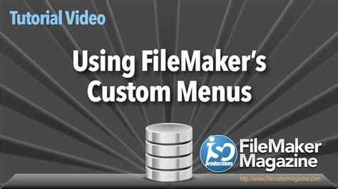 Using Custom Menus Fm4u