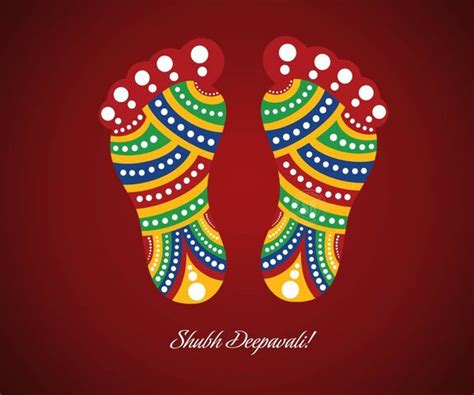 디왈리의 기쁨을 담은 다채로운 발자국 🌟👣 배경화면 Phoneky에서 모바일로 다운로드