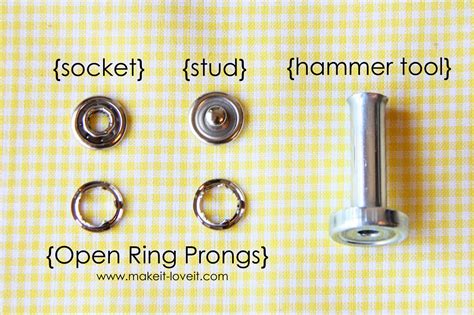 Sewing Tips How To Attatch Snap Style Buttons To Fabric