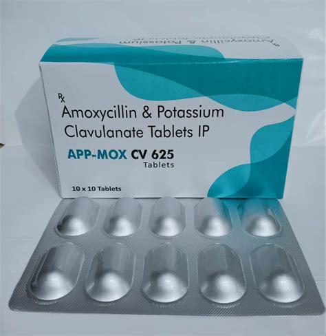 Amoxicillin Potassium Clavulanate Tablet 625 Mg At ₹ 2048box In
