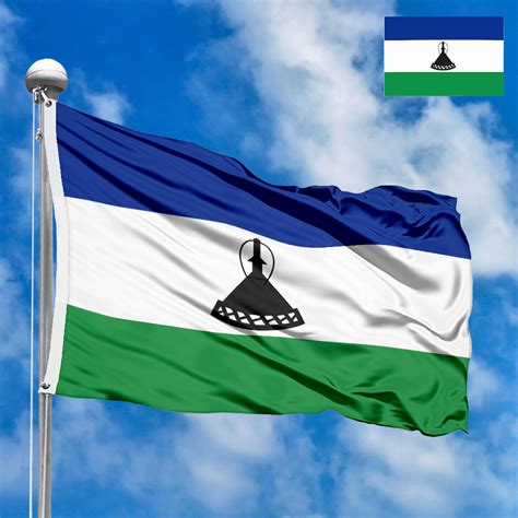 Flag Of Lesotho • Photo • Description 🏁