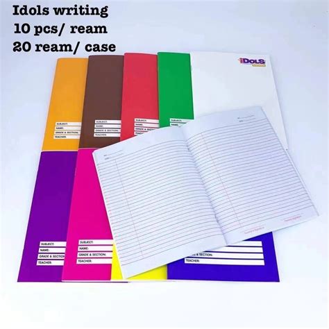 Idols Notebook Spiral Compo Writing And With Yarn Shopee Philippines