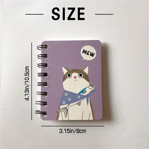 Small Notepad Notebook Cute Notepad Funny Notepad Cartoon Temu