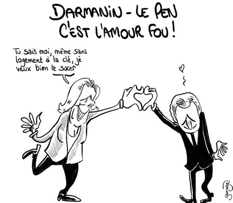 Darmanin Le Pen Cest Lamour Fou Blagues Et Dessins