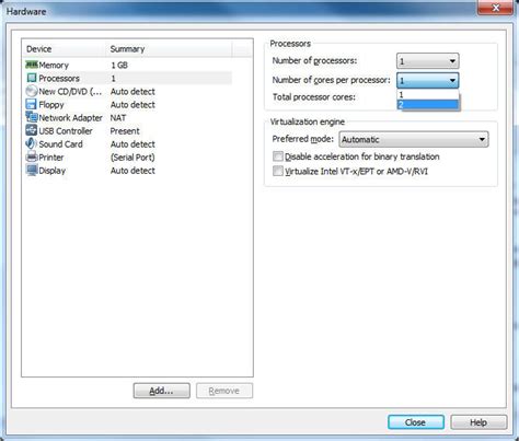 Vmware Workstation Number Of Processors Vs Cores Intelligencekasap