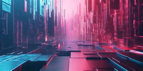 A Sleek And Elegant Abstract Background Featuring Cascading Waves Of Layered Geometric Tiles