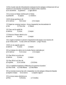Las Antiguas Civilizaciones De Las Américas Ancient Civilizations