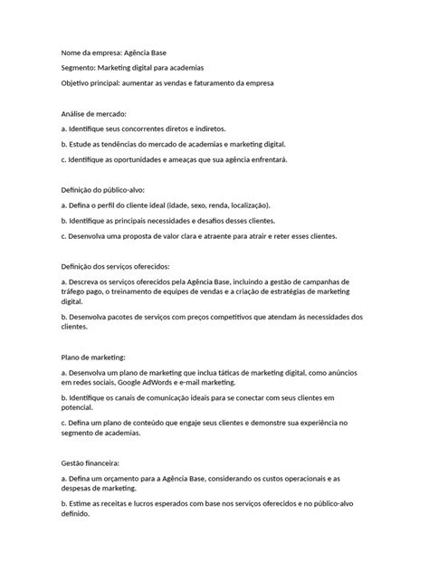 Business Plain Base Pdf