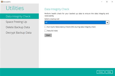 Data Integrity Check Indexing Issue Classic