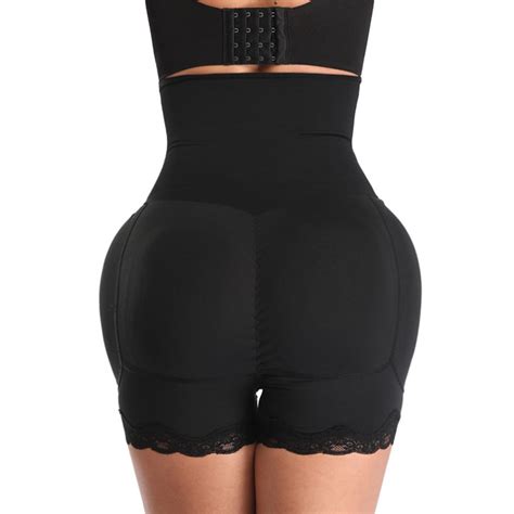 Sexy Black High Waist Elastic Slimming Seamless Shorts Waist Sealing