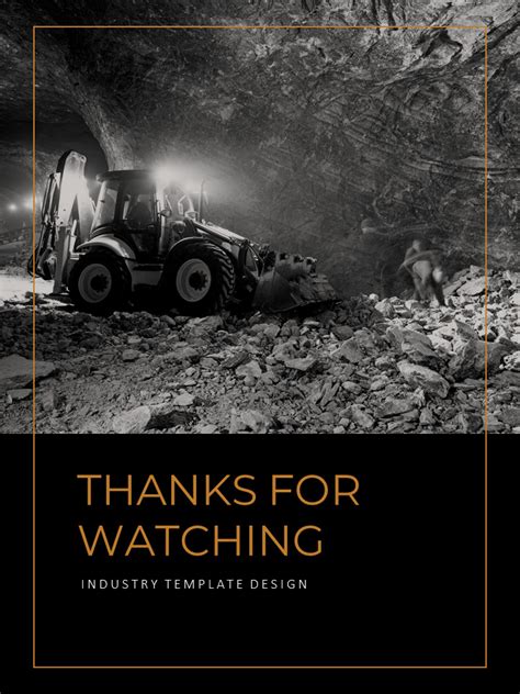 Mining Industry Ppt Backgrounds