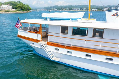 1958 Trumpy Fantail Houseboat Bernadette For Sale