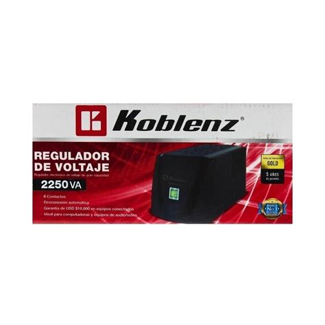 Regulador Koblenz Er 2250 2250va Negro