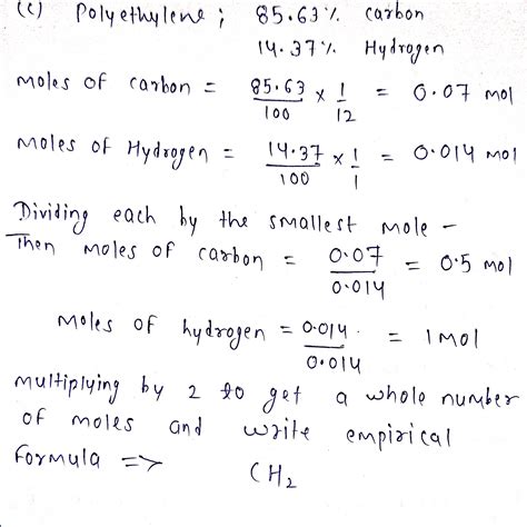 Solved 1 Calculate The Molecular Or Formula Mass In Amu Of Each Of The Course Hero