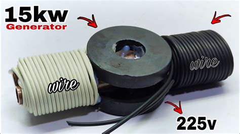 New Technology I Turn Magnetic Router Into 225v 15 000w Free Energy Generator Use Super