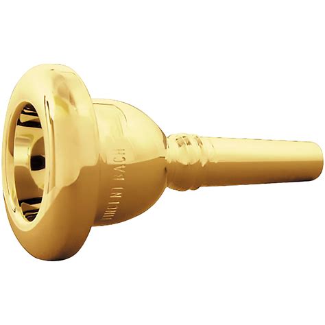 Bach Standard Series Small Shank Trombone Mouthpiece In Gold 65am