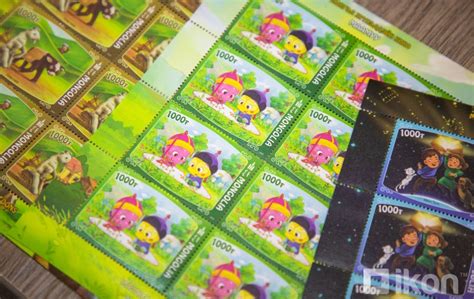 ФОТО “Монгол хүүхэлдэйн кино“ сэдэвт шуудангийн марк гарлаа