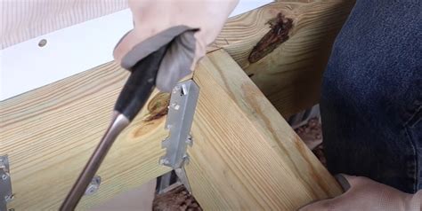 How To Build A Deck Floor Joists And Joist Hangers