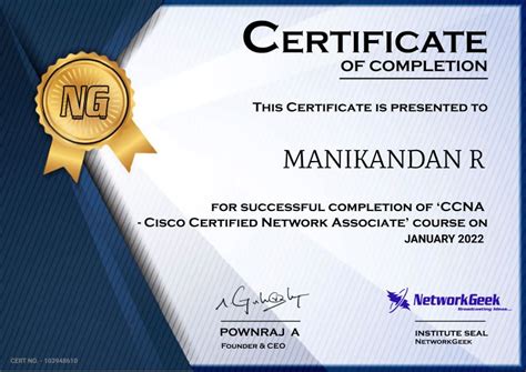 Manikandan Rajamanickam On Linkedin Ccna