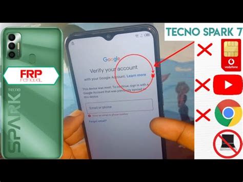 Tecno Spark 7 Frp Bypass Android 11 TECNO Kf6i Kf6j Pr651 Kf8 Google Account Bypass NO SIM