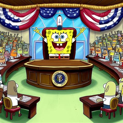 How Spongebob Used Motivational Speech To Become President Rdalle