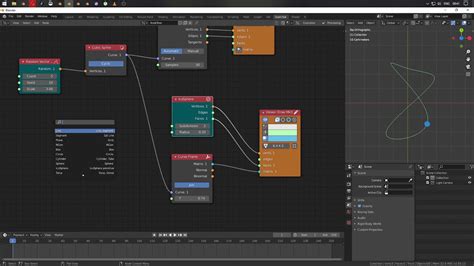 Blender Sverchok Curve Frame Move Object Along Curve Youtube