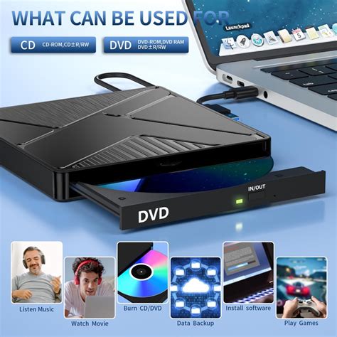 External Usb Cd Rom Dvd Burner Universal Cd Burner Mobile Cd Rom Drive