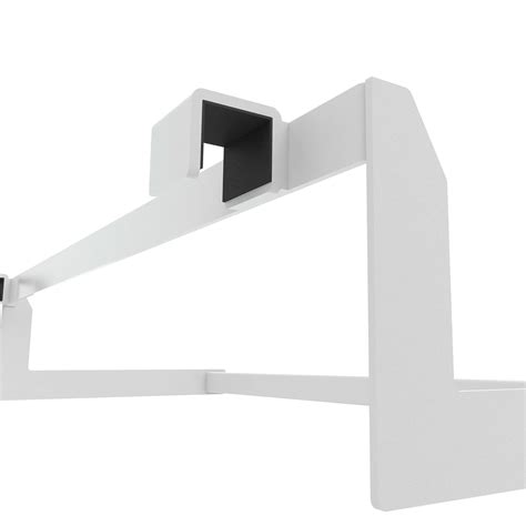 Aspect Retail Display Drop Down Hang Bar 24w Gloss White