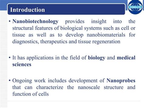 Nanobiotechnology Applications Nanoethics Pptx Physics Science