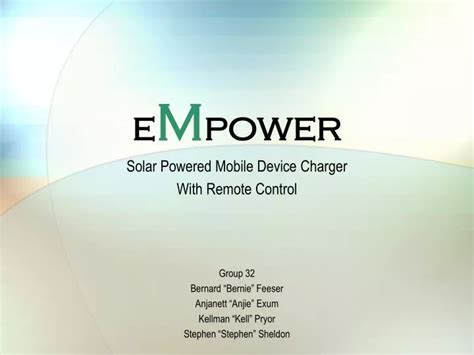PPT E M Power PowerPoint Presentation Free Download ID 2209566