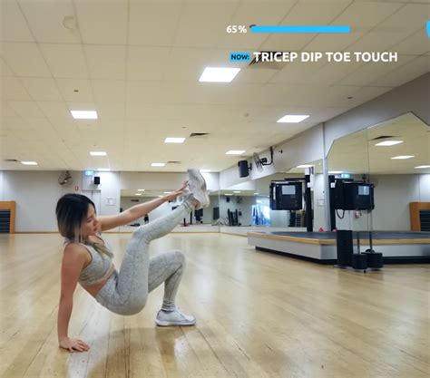 Fitness Discussion Today I Did Some Tricep Dip Toe Touch For The