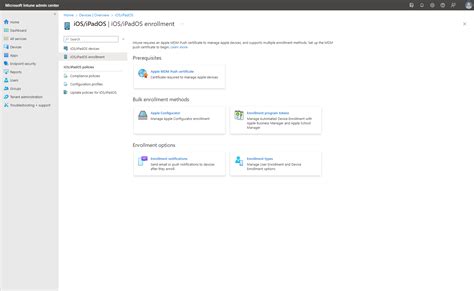 how to register and enrol an ios device in intune using apple